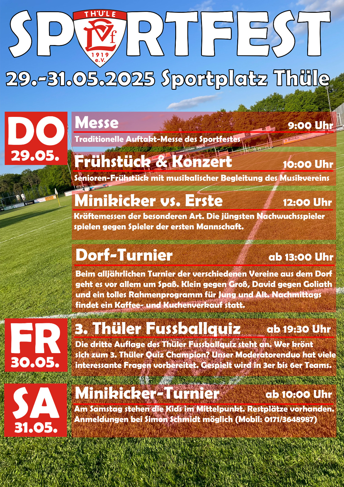 VfL Sportfest 2025: Spaß für die ganze Familie – VfL 1919 Thüle e.V.